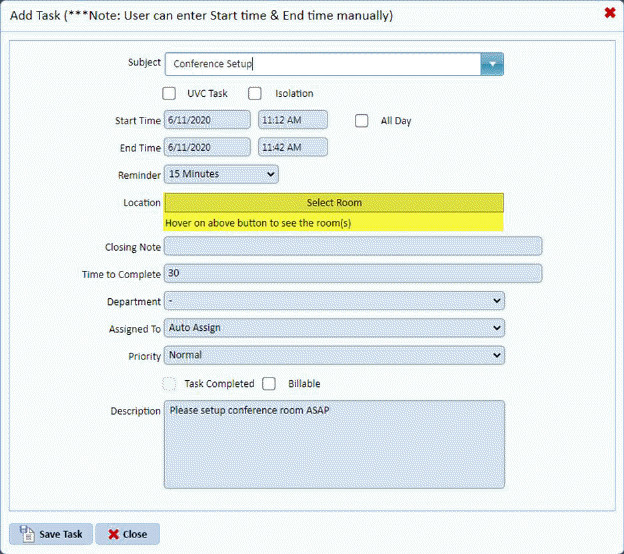 Task Manager – Adding Tasks