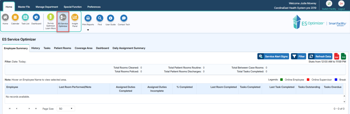 ES Service Optimizer